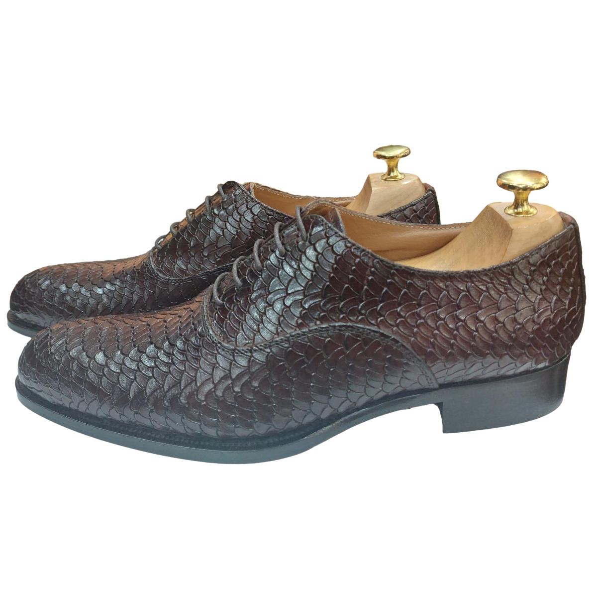 Chaussure Richelieu Homme | Marron Foncé| Mario Chaussure Richelieu Homme | Marron Foncé| Mario